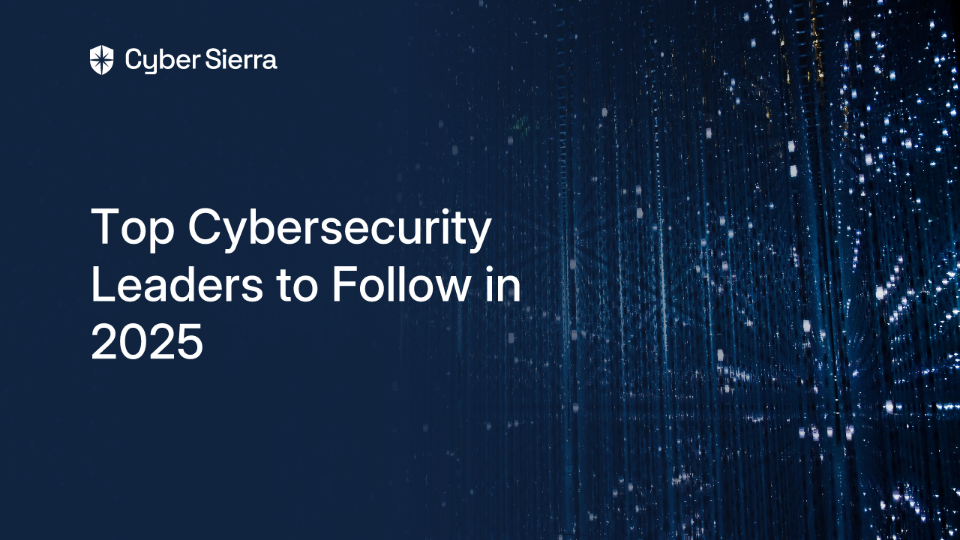 Top Cybersecurity Leaders to Follow in 2025