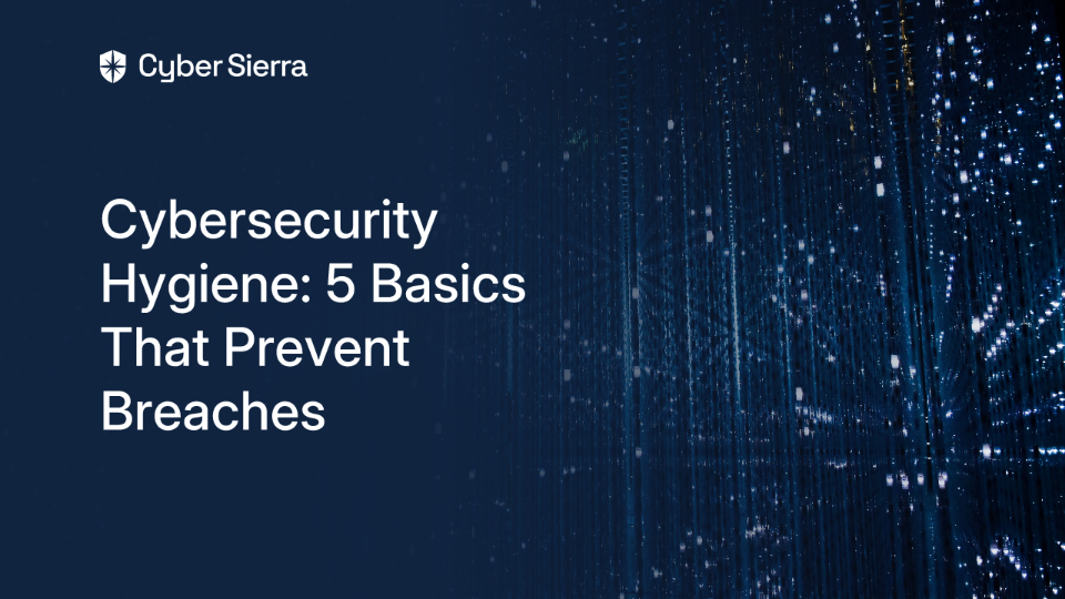 Cybersecurity Hygiene: 5 Basics That Prevent Breaches