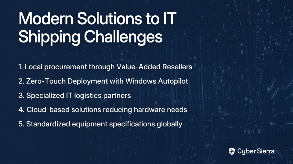 Shipping IT Equipment Globally: A Quick Guide